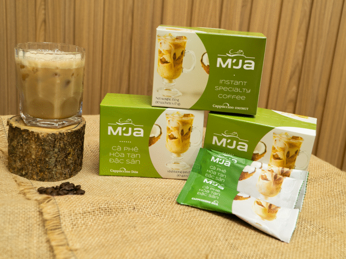 Cà Phê Hòa Tan Cappuccino Dừa M'JA (Cappuccino Coconut) 170g
